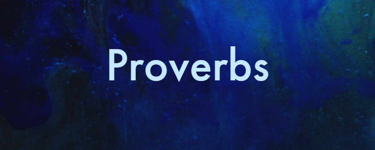 Proverbs – Scripture Picture